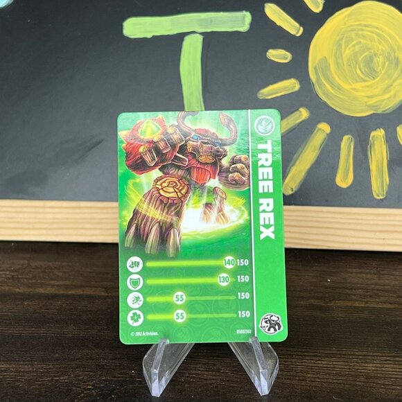 Activision | Toys | Skylanders Giants Tree Rex Stat Trading Card | Poshmark